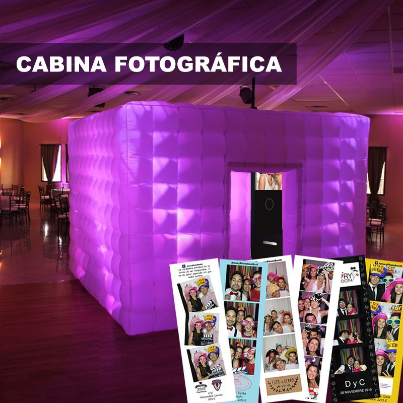 Cabina fotográfica inflable